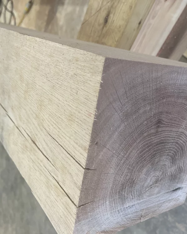Sawn Green Oak Beams, Boards and Posts : H&H Forestry